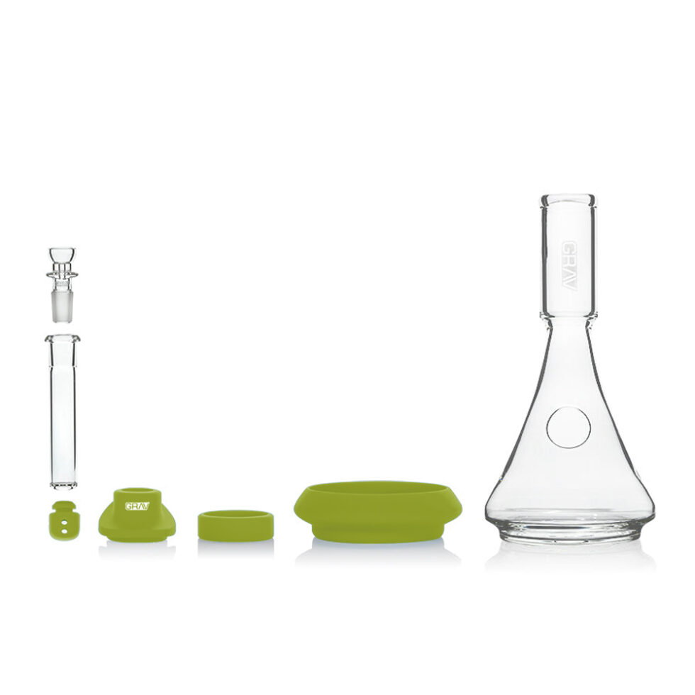 GRAV® Deco Beaker in Silicone - The Green Lab