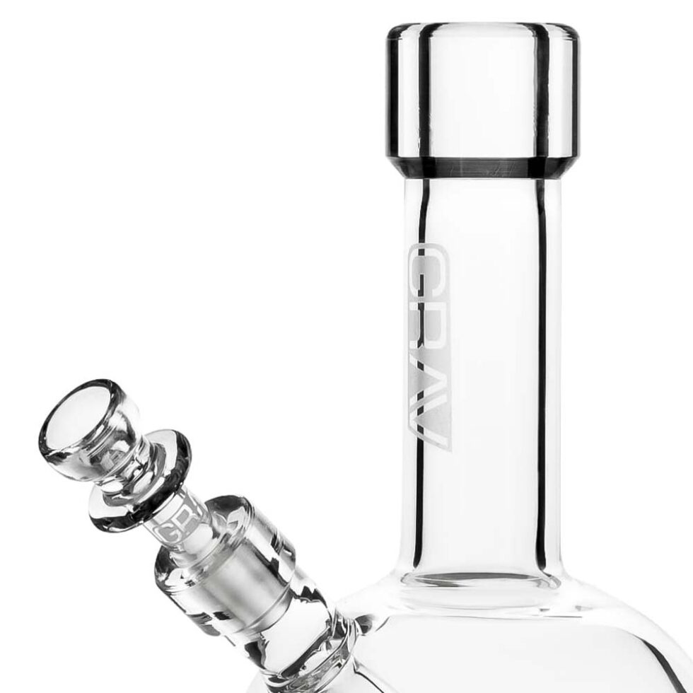 GRAV® Mini Round Base Water Pipe - The Green Lab