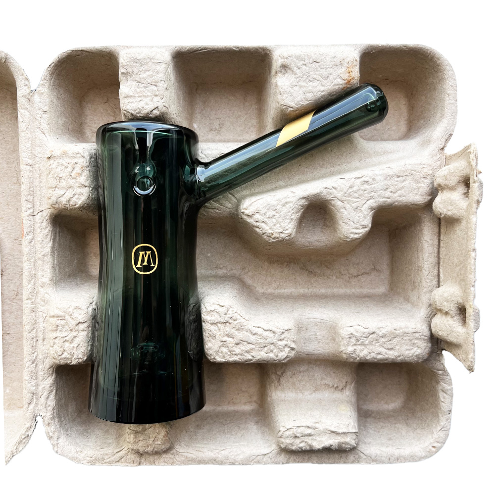 Marley Natural Smoked Glass Bubbler - The Green Lab