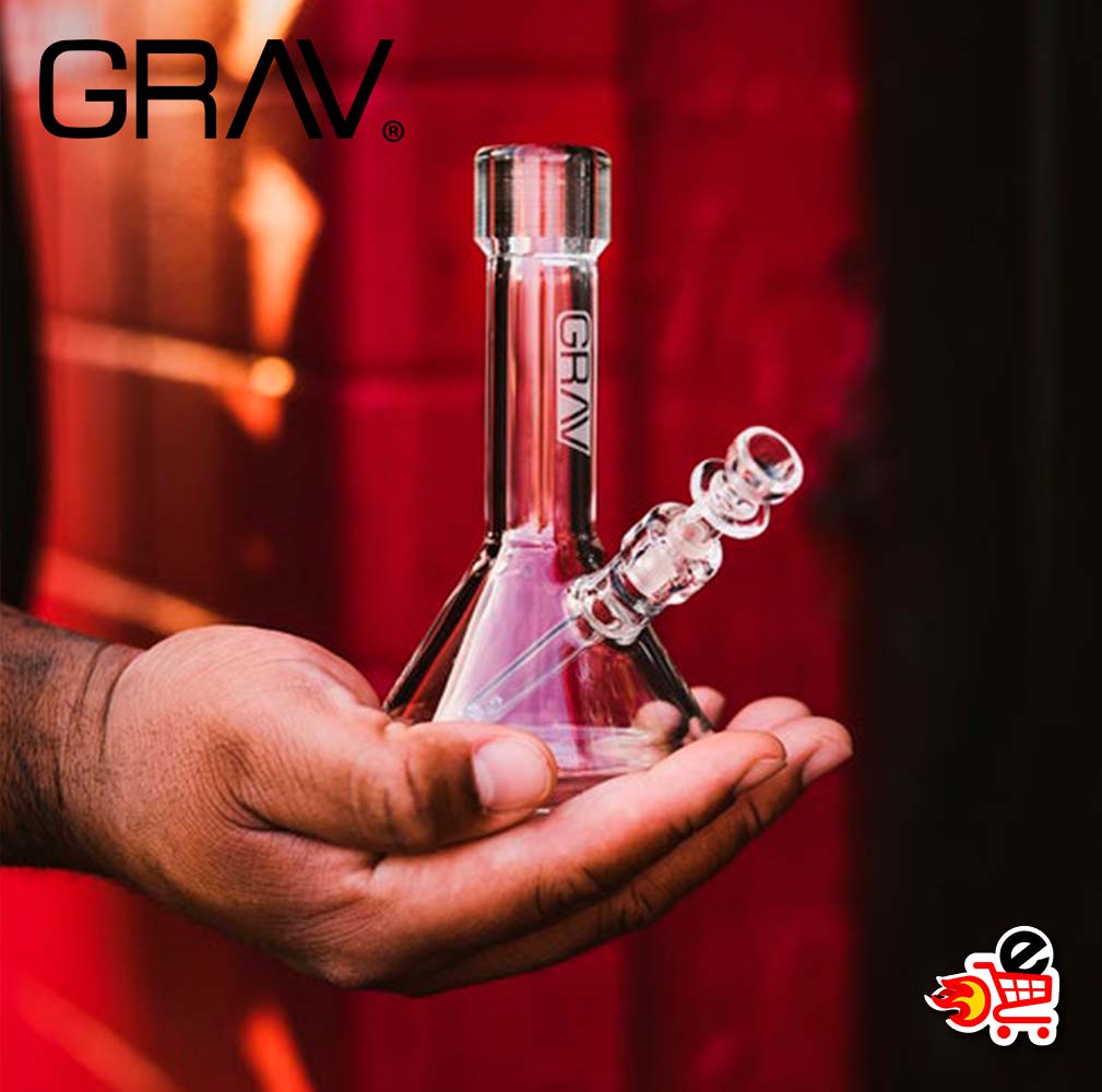 GRAV® Mini Beaker Water Pipe - The Green Lab