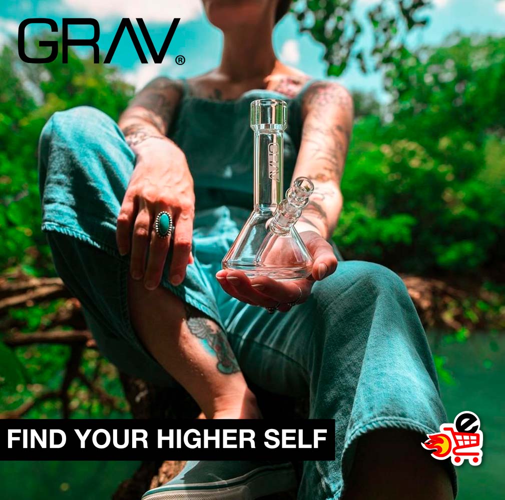 GRAV® Mini Beaker Water Pipe - The Green Lab